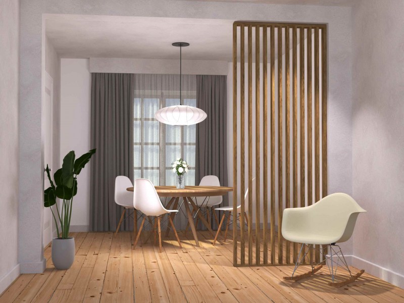 Claustra bois massif intérieur sur mesure
